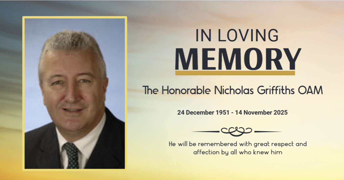Passing of Nicholas Griffiths - Manning Bowling Club