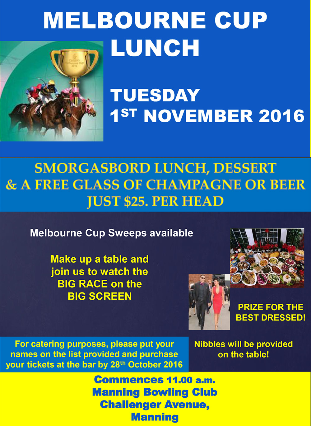 Melbourne-Cup-Lunch-A4 - Manning Bowling Club
